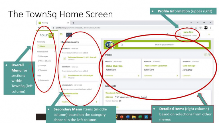 TownSq - Woodcreek Farms HOA